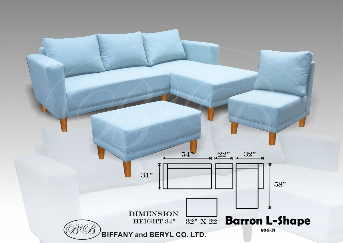 Barron L-shape – Biffany and Beryl